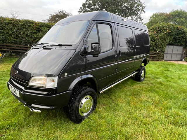 FORD TRANSIT COUNTY 4x4 1994 mk4 LWB 2.5td- rare classic van ideal ...