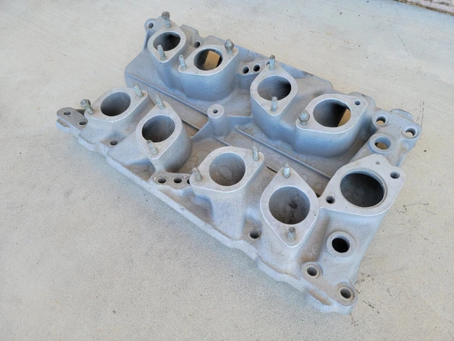 AUSTRALIAN HOLDEN 308 V8 IDF Quad Weber Carb Cast Aluminum Intake ...