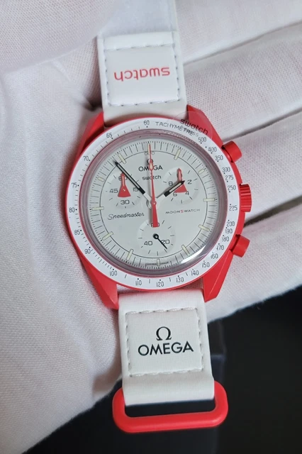 OMEGA X SWATCH: Mission to MARS Moonswatch Speedmaster Authentic NEW In ...