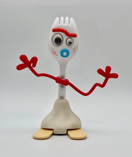 DISNEY PIXAR THINKWAY Collectible Toy Story Forky Pull Back Toy 2019 ...