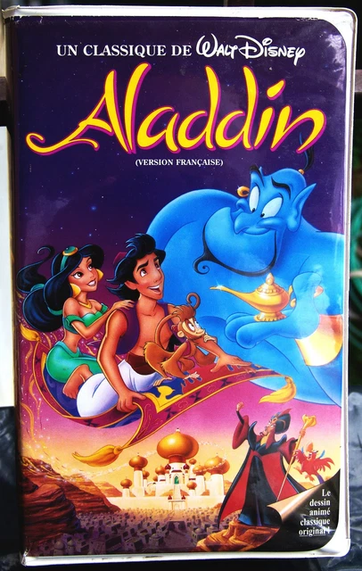 ALADDIN/FRENCH-FRANÇAIS/BLACK DIAMOND/RARE VHS MOVIE CLASSIC/Video Walt ...