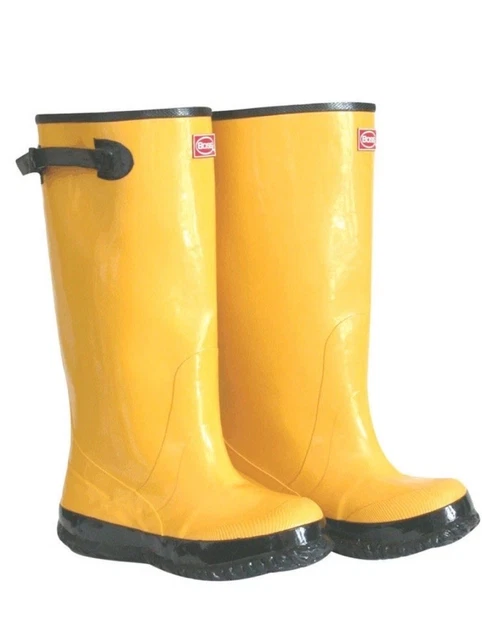 BOSS 2KP448112 YELLOW Rubber Over-The-Shoe Boots 17 Inch Yellow 10 £54. ...