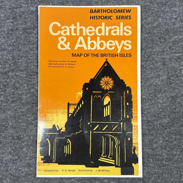 BARTHOLOMEW HISTORIC SERIES Cathedrals & Abbeys: Map of the British ...