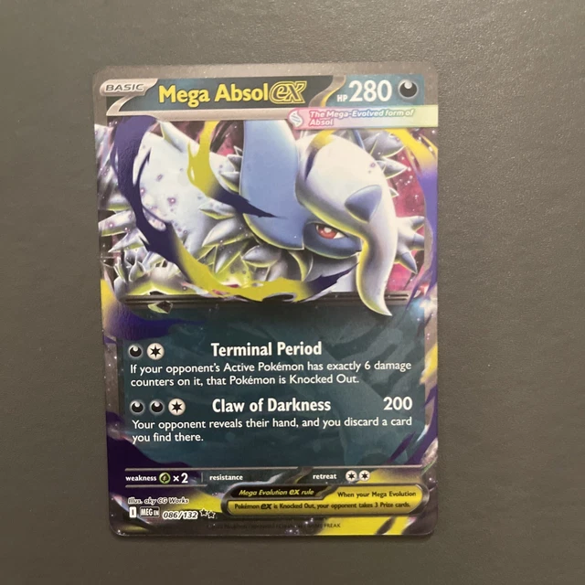 POKÉMON TCG MEGA Evolutions Mega Absol EX 86/132 Pokemon Card (NM) £2.00 - PicClick UK