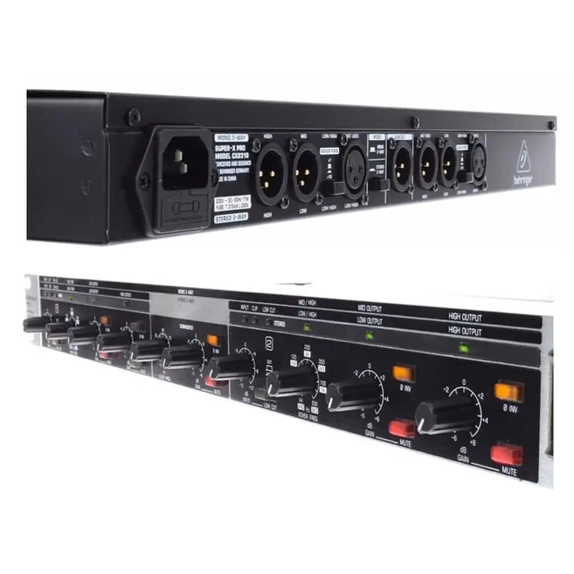 BEHRINGER SUPER-X PRO CX2310 crossover processor rack 2-way stereo 3 ...