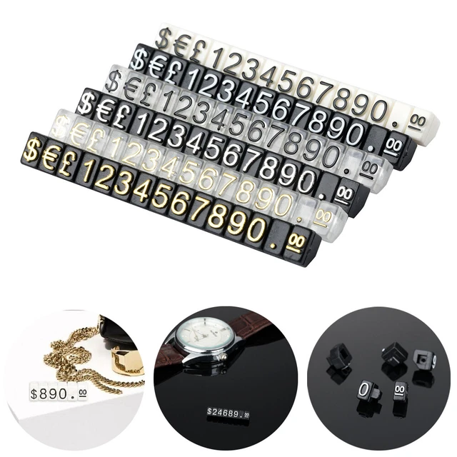 2 SETS PRICE Tag Cube Adjustable Assembly Pricing Counter Display Stand ...