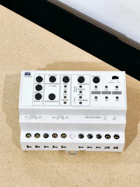 SIMULATEUR COMPTEUR ERDF LINKY avec BUS TÉLÉINFO EDC 027850 EUR 149,99 ...