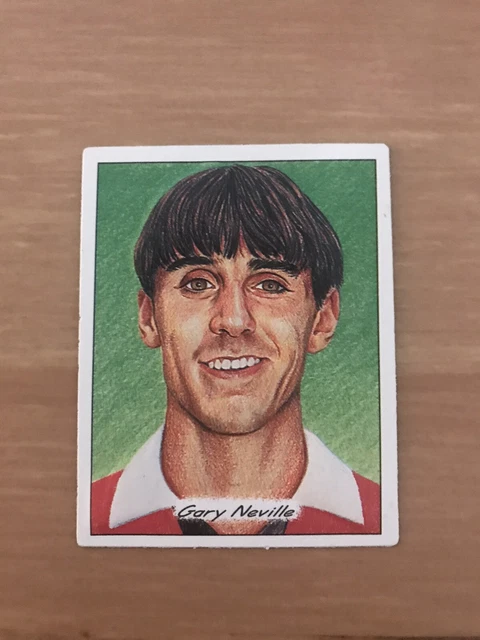 GARY NEVILLE MANCHESTER United Premier League Football Art Sticker £5. ...