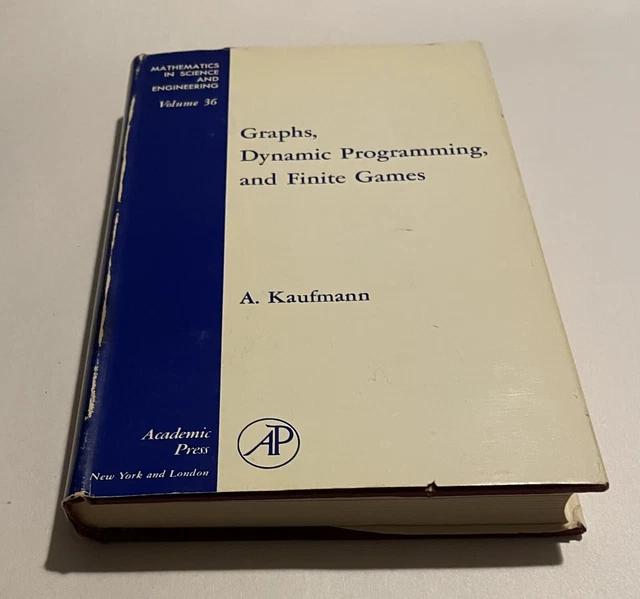 KAUFMAN: GRAPHS, DYNAMIC Programming, & Finite Games Hardcover with ...
