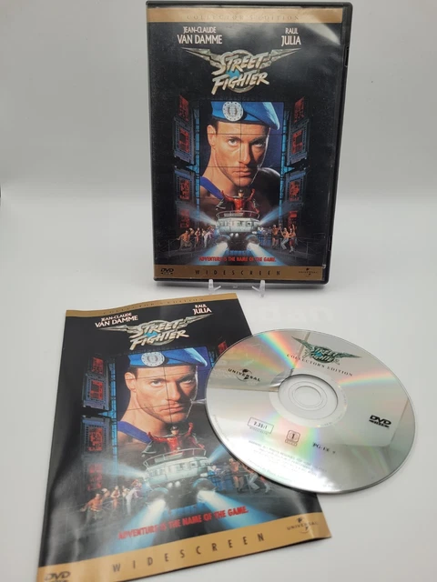 STREET FIGHTER DVD - 1998 - Collectors Edition Bilingual Widescreen Van ...