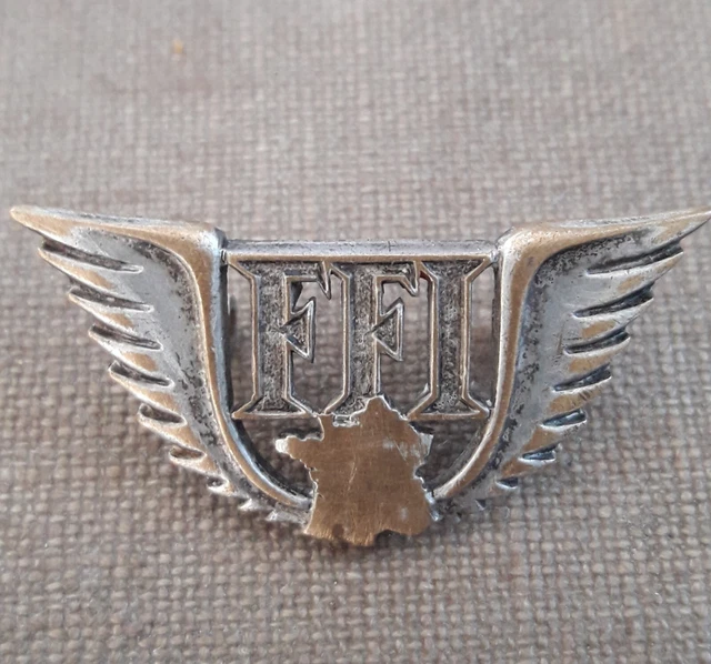 WW2 FFI INSIGNE Poitrine Arthus-Bertrand Bertrand Original 1945 EUR 25 ...