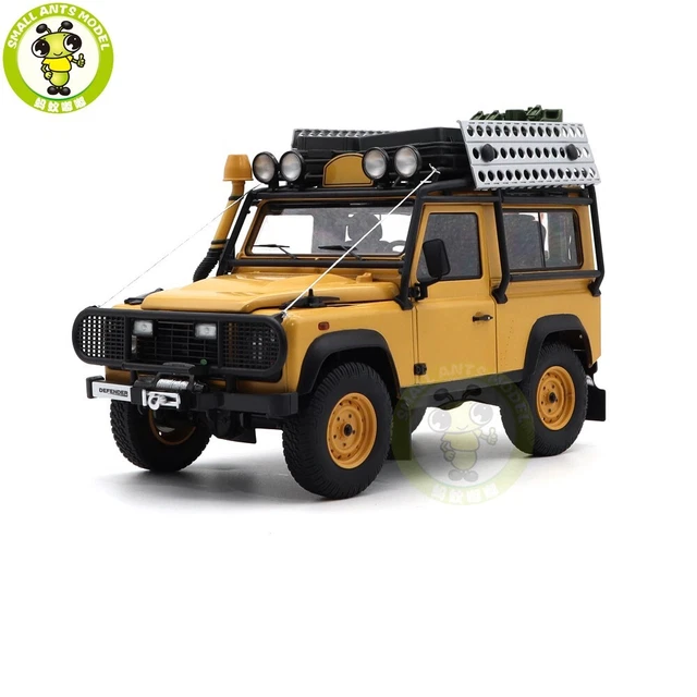 1/18 KYOSHO 08901CT Land Rover Defender 90 Yellow Diecast Model Toy Car ...