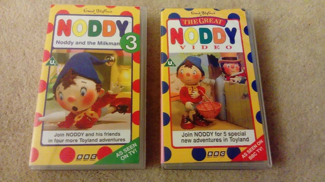 2 NODDY VHS Videos Noddy 3 And The Milkman The Great Noddy Video £10.00 ...
