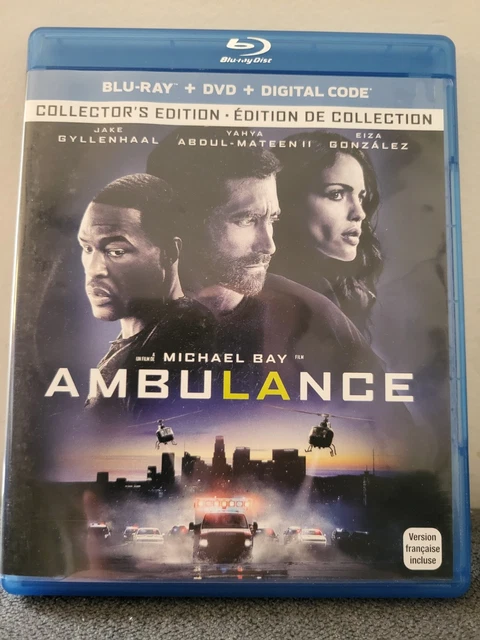 AMBULANCE (2022) BLU Ray Jake Gyllenhaal Yahya Abdul-Mateen II Michael ...