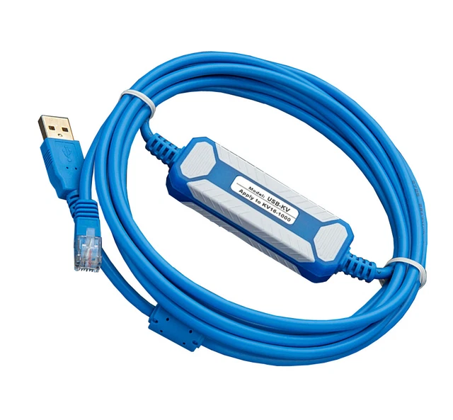 USB-KV PLC PROGRAMMING Cable USB Data Download Line For Keyence KV ...