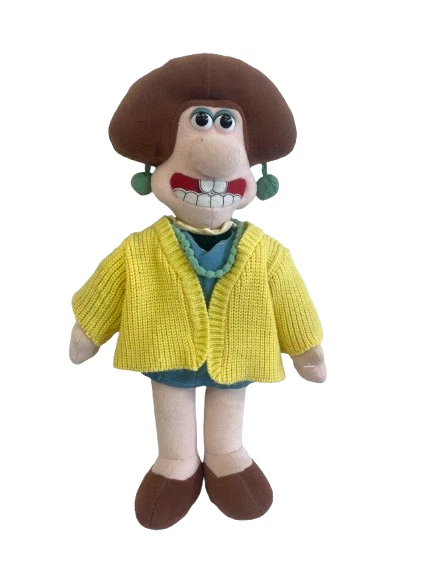 WALLACE & GROMIT Wendolene Ramsbottom Soft Toy Plush 15" 1989 Charity ...