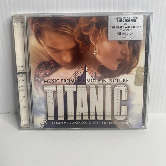 TITANIC : ORIGINAL Soundtrack CD Celine Dion 90s Classic Movie Music ...