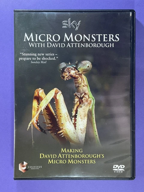 MICRO MONSTER WITH David Attenborough, DVD Documentary, 2013, David ...
