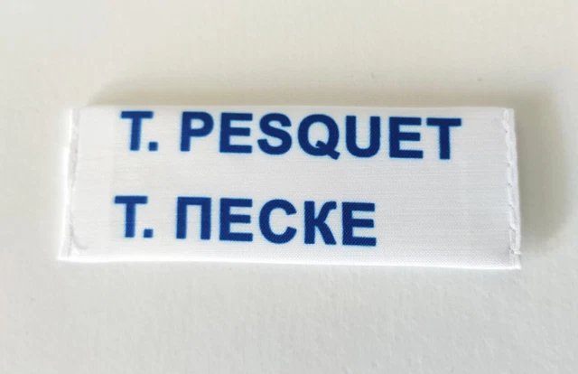- THOMAS PESQUET - Nametag Brodé Tenue Sokhol - Iss 50/51 EUR 70,00 ...