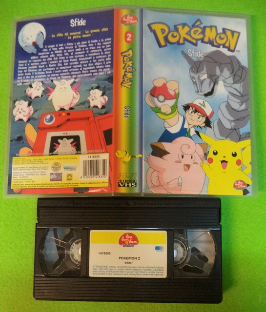 1999 VHS MOVIE POKEMON 2 CHALLENGES BIM BOOM BAM 1418305 Onix Pikachu ...