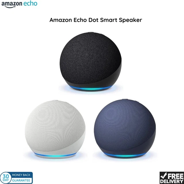NEW AMAZON ECHO Dot 5th Generation Alexa Enabled Speaker with Smart ...