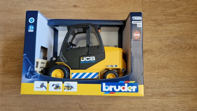 JCB TELETRUK & PALLET - Bruder 02512 Scale 1:16 - New Release Forklift ...