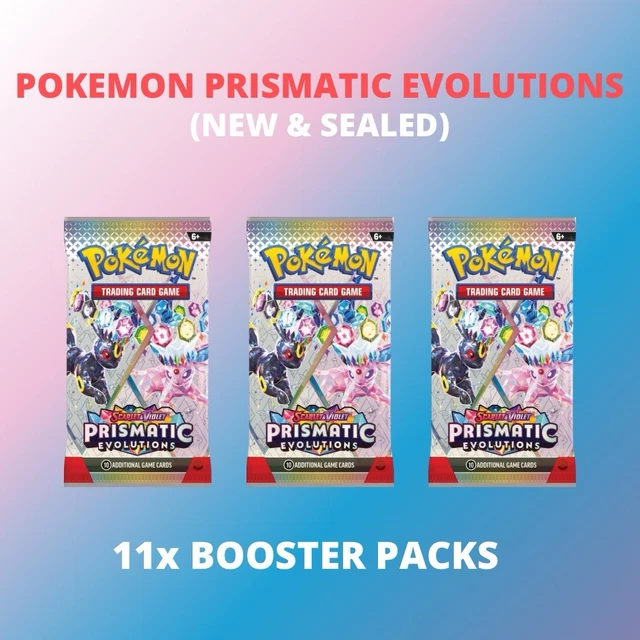 11X POKEMON PRISMATIC Evolutions Booster Packs - NEW & SEALED £109.92 ...