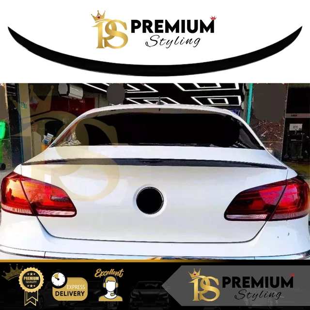 VW PASSAT CC Gloss Black Rear Boot Spoiler Lip Wing Body Kit 2013-2018 ...