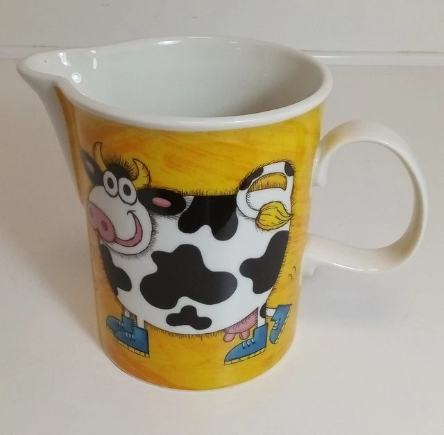 DUNOON FUNKY FARM Moo Creamer Milk Jug Cow Design £15.00 - PicClick UK