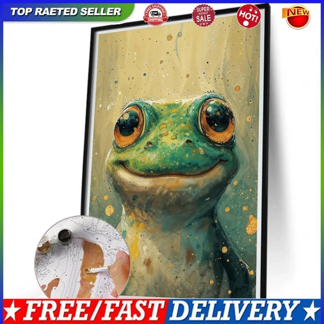 KIT DIPINGERE CON Numeri Su Tela Fai Da Te Olio Arte Rana Quadro ...