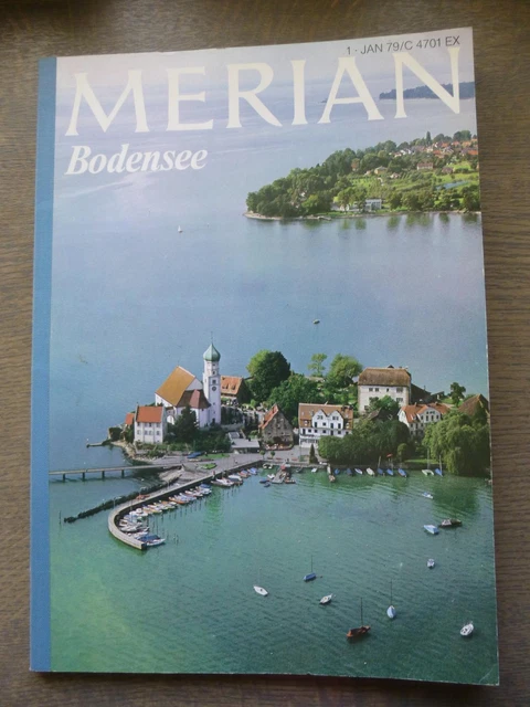 MERIAN -BODENSEE- ANTIQUARISCHE Ausgabe von Januar 1979 EUR 3,00 - PicClick DE