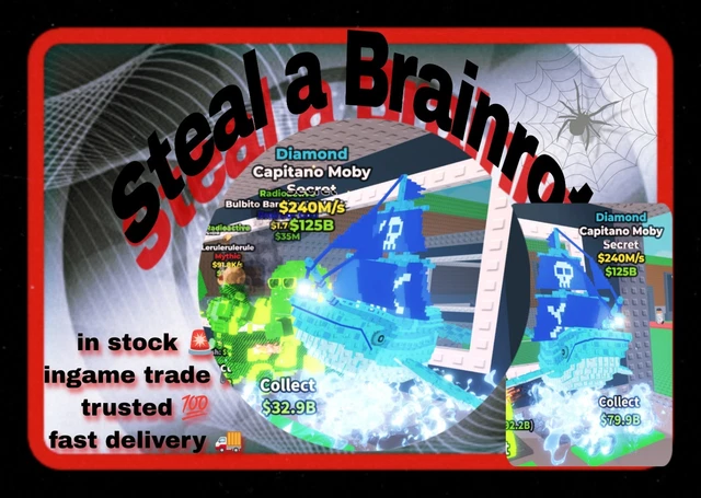 DIAMOND 💎 CAPITANO Moby Steal A Brainrot Secret EUR 99,99 - PicClick DE