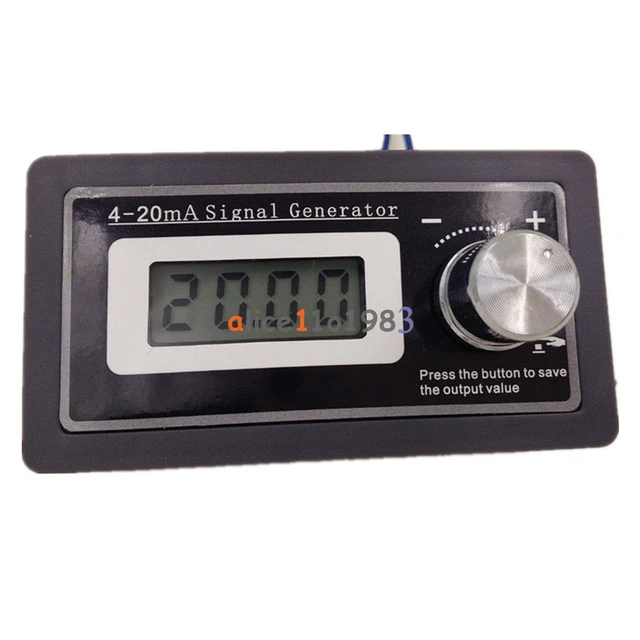 4~20MA PLC SIGNAL Generator Current Transducer Test Two Wire Output £9. ...