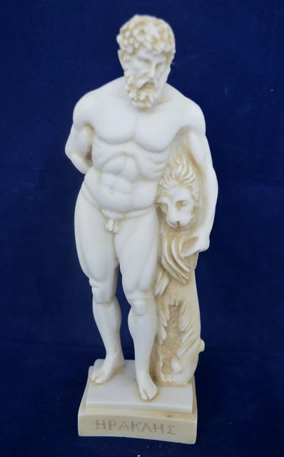 HERACLES HERCULES STATUE aged sculpture ancient Greek hero demigod EUR ...