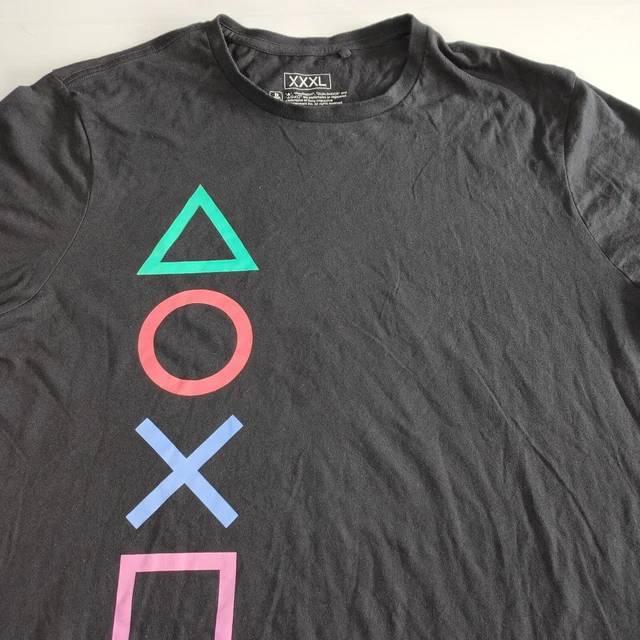 PLAYSTATION SHIRT SIZE 3XL Black PS2 Official Licensed Gaming Epic ...