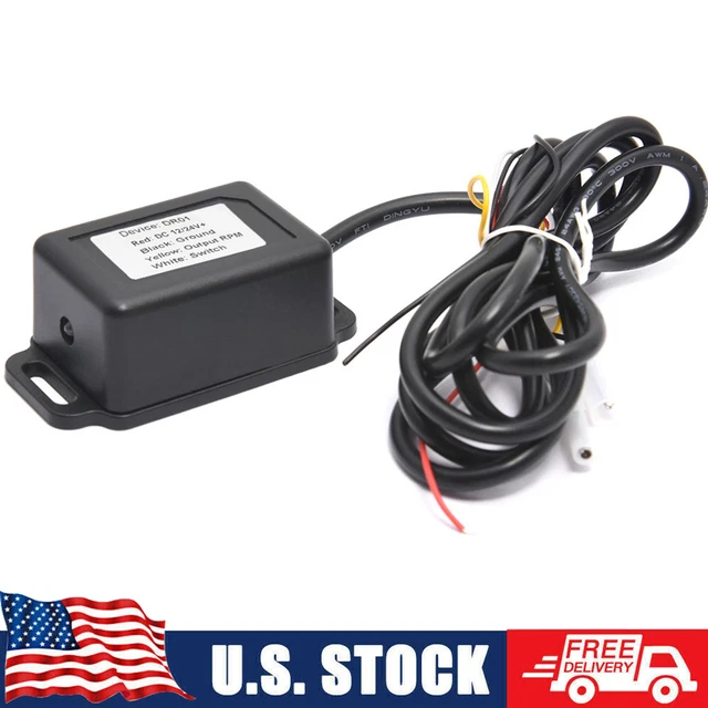 DIESEL ENGINE RPM Tachometer Sensor Signal Tach Adapter For Truck Boat ...