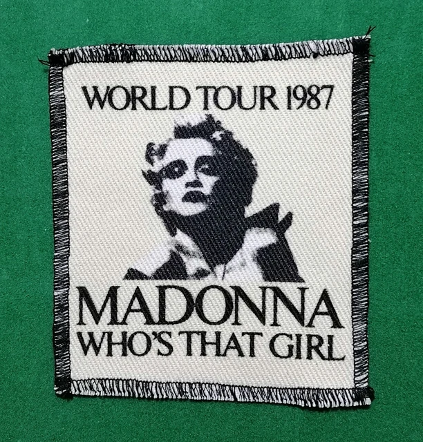 MADONNA WHO'S THAT Girl World Tour 87 - Patch - Taille Cm. 9,7 x 11 EUR ...