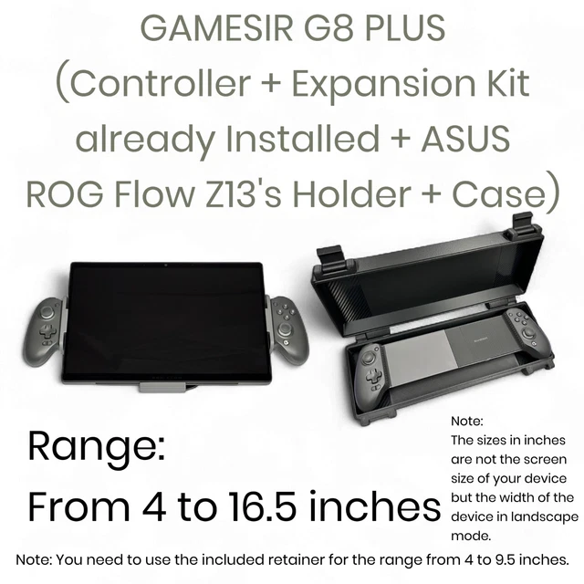 GAMESIR G8 PLUS Bluetooth (Controller+Kit+ROG Flow Z13's Holder+Case ...