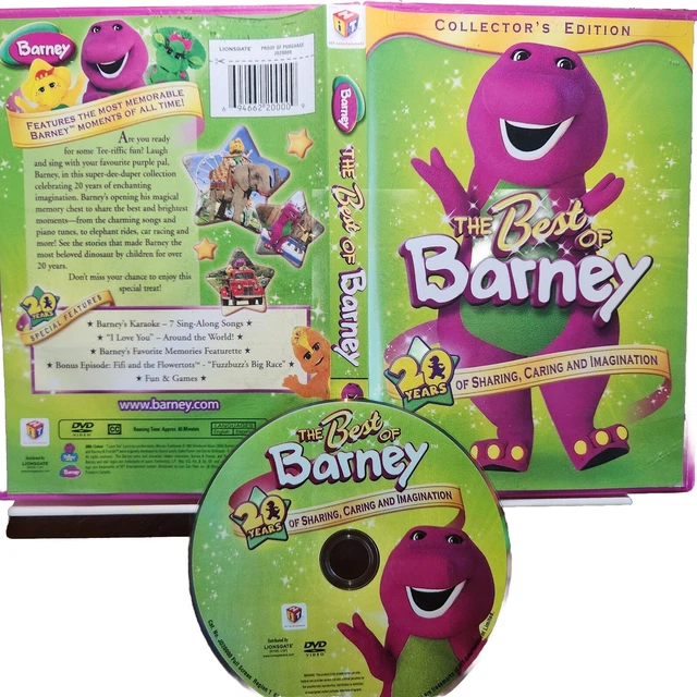 THE BEST OF Barney DVD 20 years Sharing Caring Imagination Collector's ...