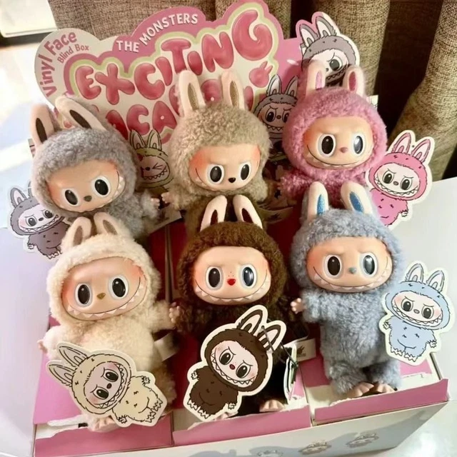 POP MART LABUBU The Monsters Etciting Macaron Plush Dolls Figure Toy ...
