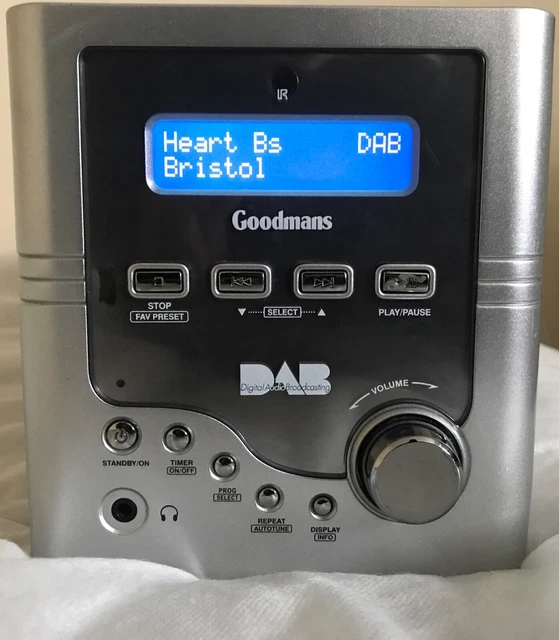 GOODMANS MICRO HIFI System DAB Digital Radio CD Speakers PARTS ONLY £9. ...