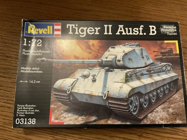 REVELL TIGER II Ausf. B Tank 1/72 No. 03138 £15.00 - PicClick UK