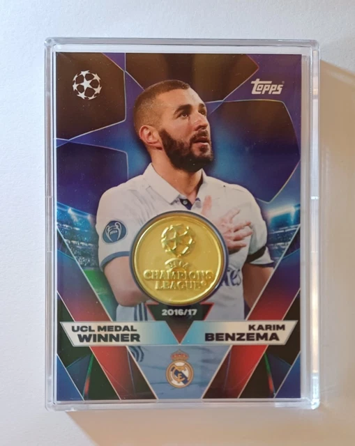 TOPPS MATCH ATTAX 2026 - Karim Benzema Real Madrid Ucl Medal Winner ...