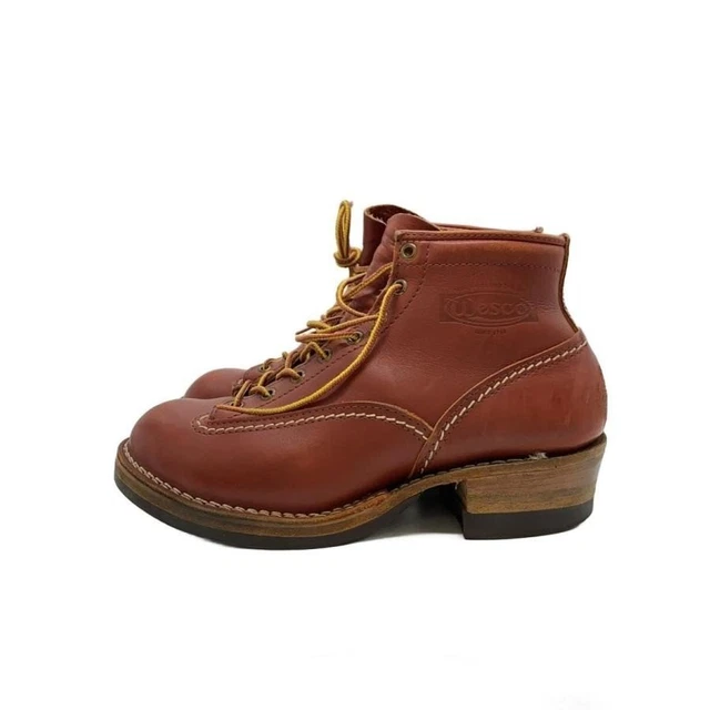 WESCO JOBMASTER LACE-UP Boots Brown US 8 Ankle Height Work Style £463. ...
