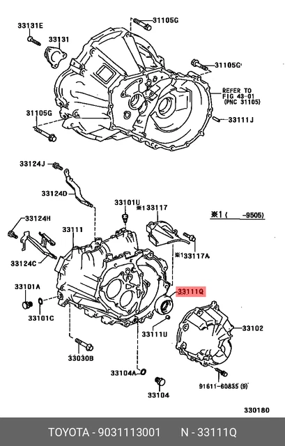 ORIGINAL OE DICHTUNG, Öl für Getriebegehäuse, 9031113001 für Toyota ...
