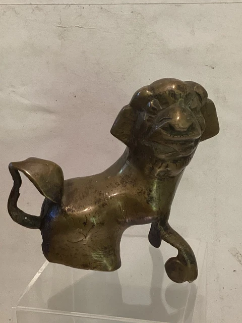 ANCIENNE SCULPTURE CHIEN de Fô. Bronze Indochine Fin XIXème. EUR 28,00 ...
