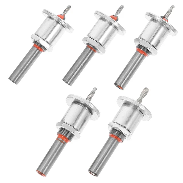5 PCS WOODWORKING Countersink Drill Bit Set Countersunk Counterbore ...