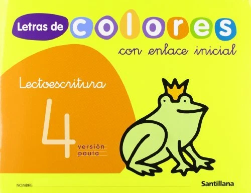 LETRAS DE COLORES, lectoescritura, Educación Infantil. Cuaderno 4 $23. ...