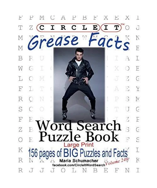CIRCLE IT, GREASE Facts, Word Search, Puzzle Book, Lowry Global Media ...