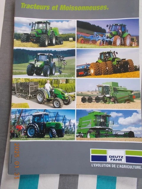 PROSPECTUS AGRICOLE, TRACTEURS et moissonneuses DEUTZ EUR 5,00 - PicClick FR